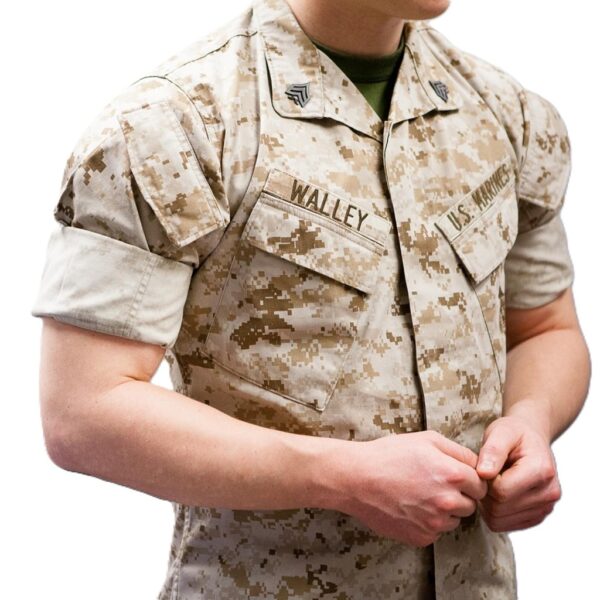 Marine Corps Desert MARPAT Utility Blouse: MCCUU Camo Blouse