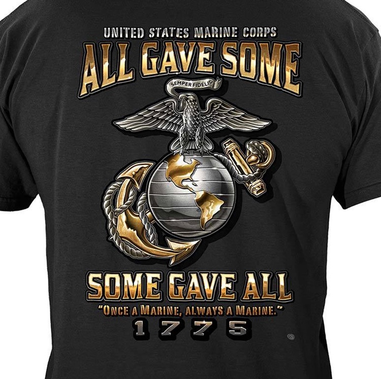 USMC 'All Gave Some, Some Gave All' T-Shirt - Devil Dog Depot USMC 'All Gave Some, Some Gave All' T-Shirt - Devil Dog Depot
