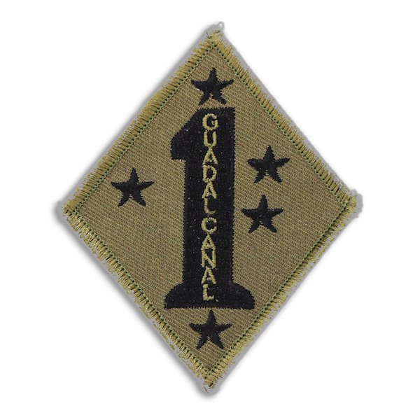 1st Marine Division Subdued Patch - Devil Dog Depot