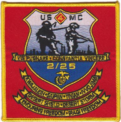 2nd Bn 25th Marines Patch - Devil Dog Depot