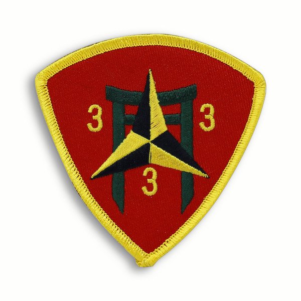 3rd Bn 3rd Marines Patch - Devil Dog Depot