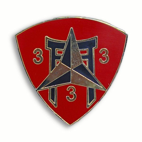 3rd Bn 3rd Marines Pin - Devil Dog Depot