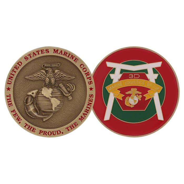 3rd Marine Logistics Group Coin (3rd MLG) - Devil Dog Depot
