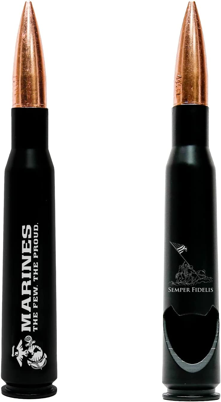 USMC 50 Caliber Bullet Bottle Opener - Devil Dog Depot