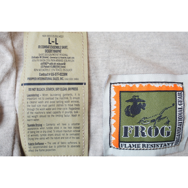 USMC Desert MARPAT FROG Combat Shirt - Devil Dog Depot