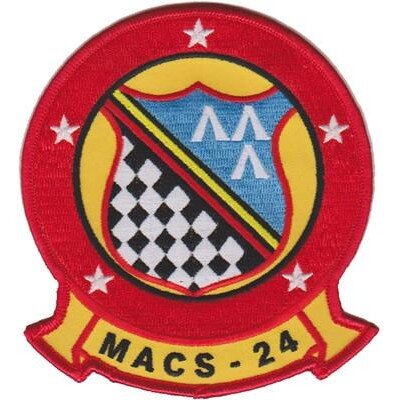 Marine Air Control Squadron 24 (MACS-24) Patch - Devil Dog Depot