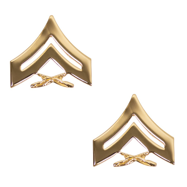 Marine Corps Corporal 22k Gold Chevron - Devil Dog Depot