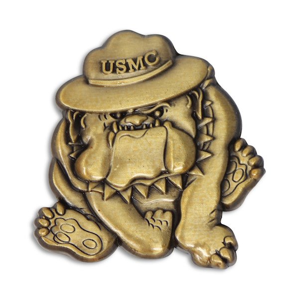 Marines Bulldog Pin - Devil Dog Depot