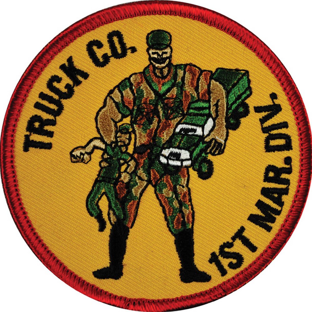 Truck Company 1st Marine Division Patch - Devil Dog Depot