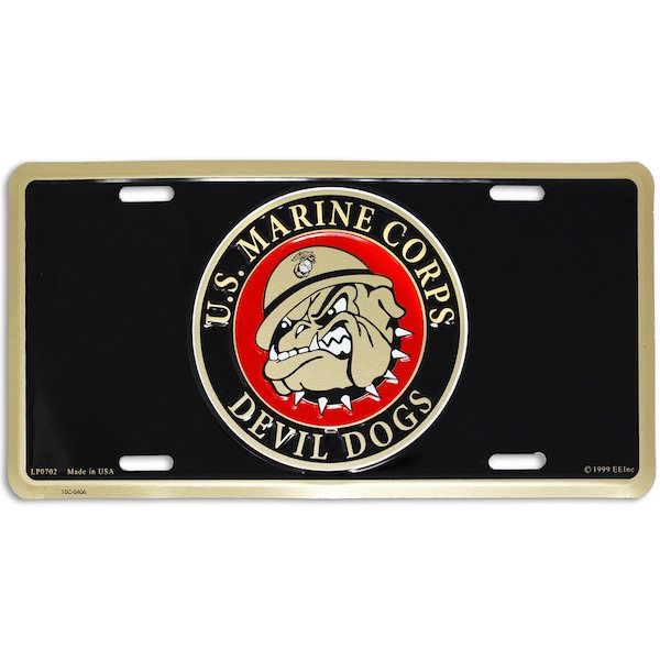 U.S. Marine Corps Devil Dogs License Plate - Devil Dog Depot