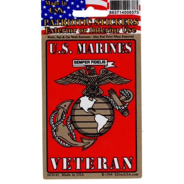 USMC Veteran EGA Decal - Devil Dog Depot