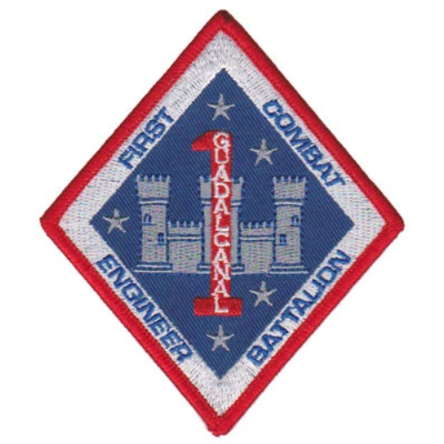 1st Combat Engineer Bn Patch - Devil Dog Depot
