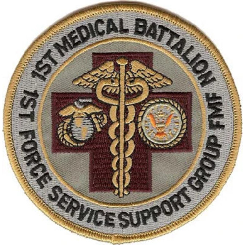 1st Medical Bn 1st FSSG Patch - Devil Dog Depot