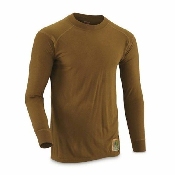 USMC FROG Silk Weight Base Layer Thermal Top - Coyote Brown