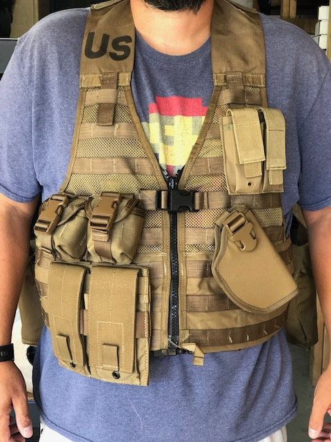 Gov't Issue - USMC Coyote Desert Tactical Vest - Devil Dog Depot