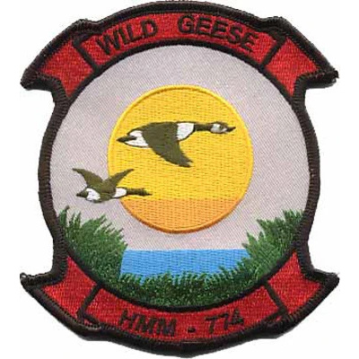 HMM-774 Wild Geese Patch - Devil Dog Depot