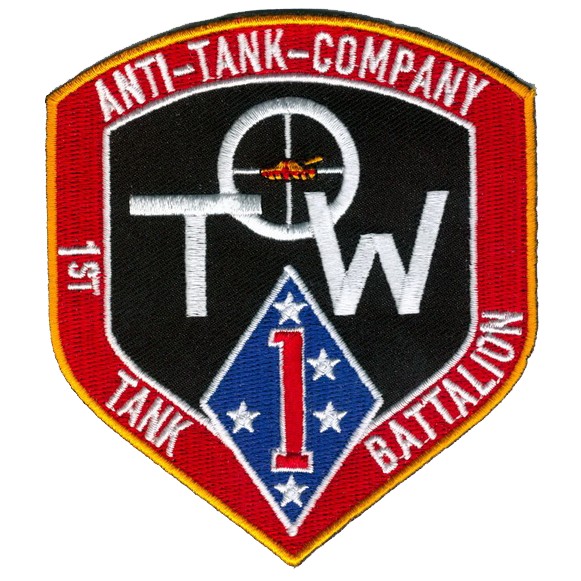 1st Tank Battalion Anti Tank Company Patch - Devil Dog Depot
