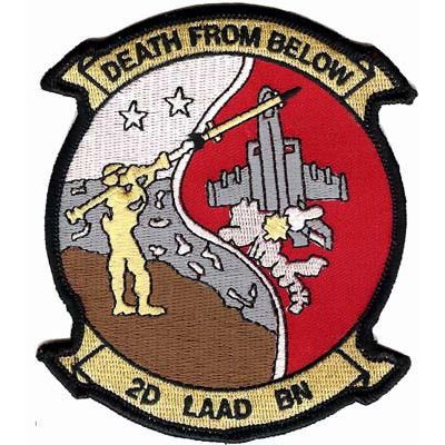 2nd Low Altitude Air Defense Bn (LAAD) Patch - Devil Dog Depot