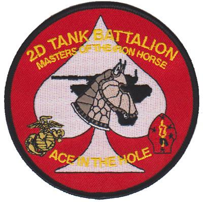 2nd Tank Battalion Patch - Devil Dog Depot