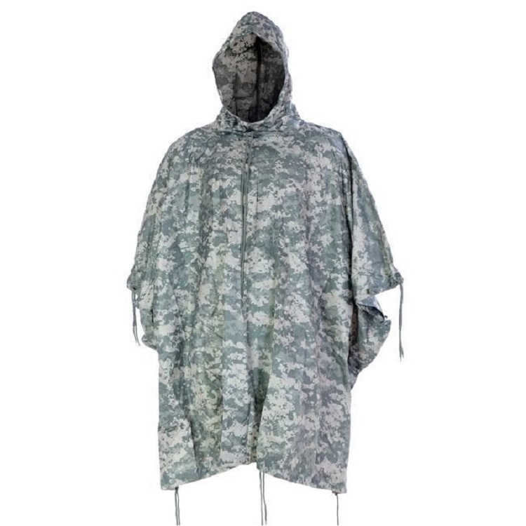 USGI Wet Weather Poncho ACU Camo - Devil Dog Depot