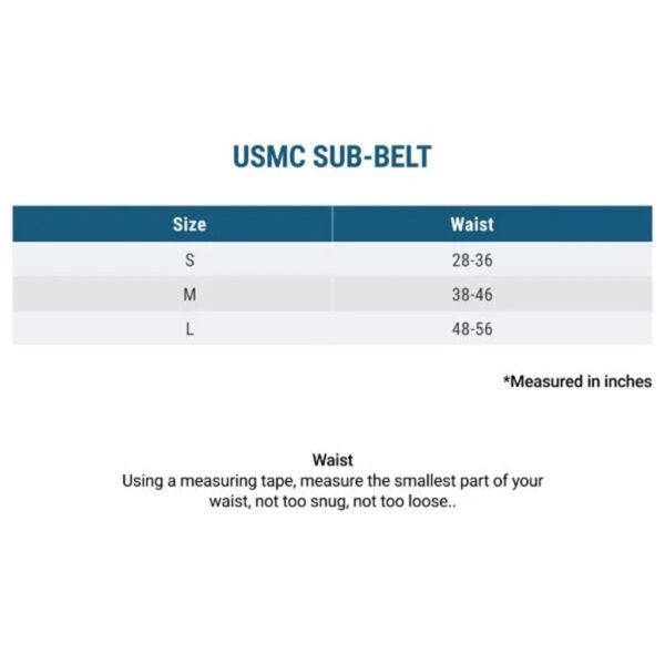 USMC War Belt - Military Padded Operators Belt - Devil Dog Depot