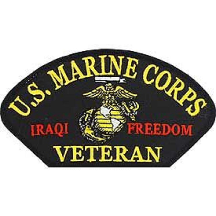 US Marine Corps Veteran Iraqi Freedom Patch - Devil Dog Depot