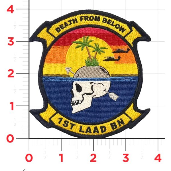 1st Low Altitude Air Defense Bn - 1st LAAD Marine Corps Patch