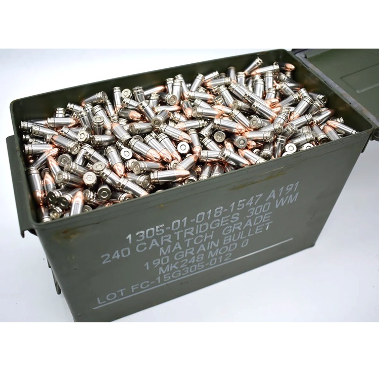 USGI 50 Cal Ammo Can - Waterproof M2A1 .300 WV 240 Rounds