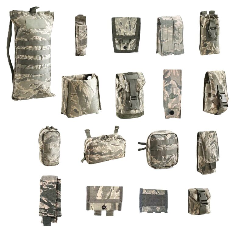 USAF 17-Piece Pouch Kit: New US Air Force ABU Rifleman Kit