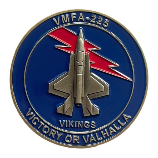 VMFA-225 Vikings USMC Challenge Coin: Victory or Valhalla
