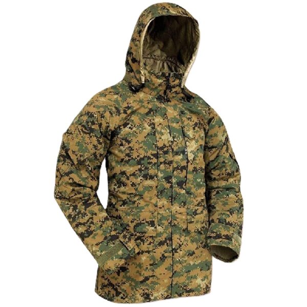 USMC Woodland MARPAT Gore-Tex Parka: US Marine Corps APECS Jacket