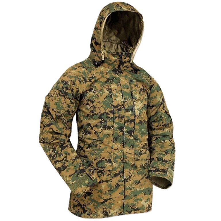 USMC Woodland MARPAT Gore-Tex Parka: US Marine Corps APECS Jacket