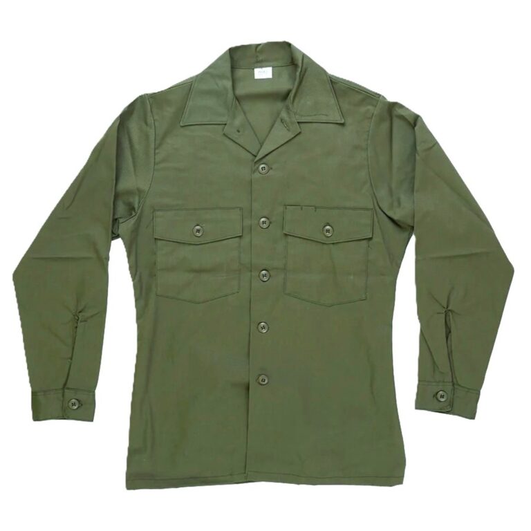 USGI OG-507 Utility Shirt Military Fatigue: Vintage OD BDU Blouse